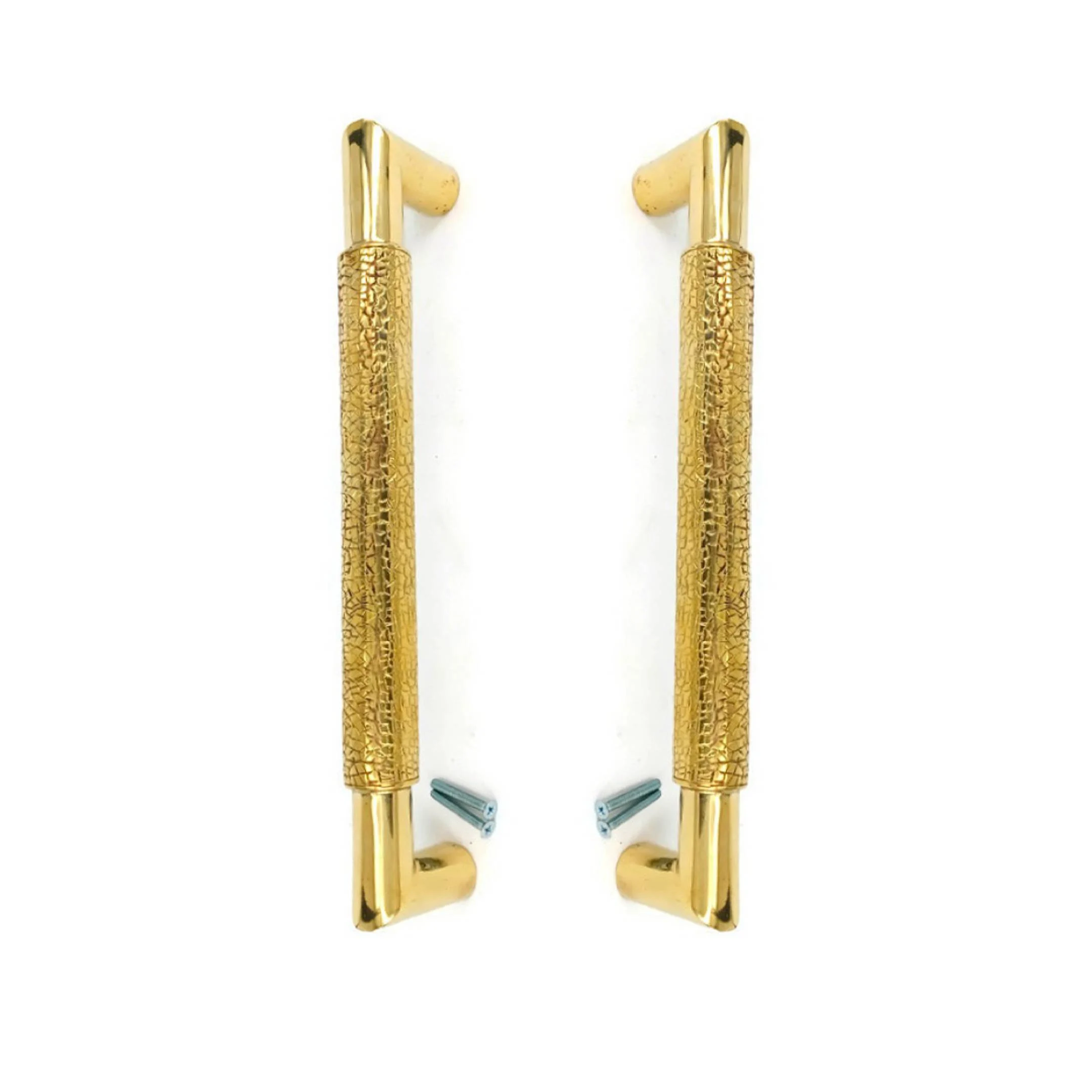 2 large 12" inch solid brass large very heavy Old Style D shape Door ...