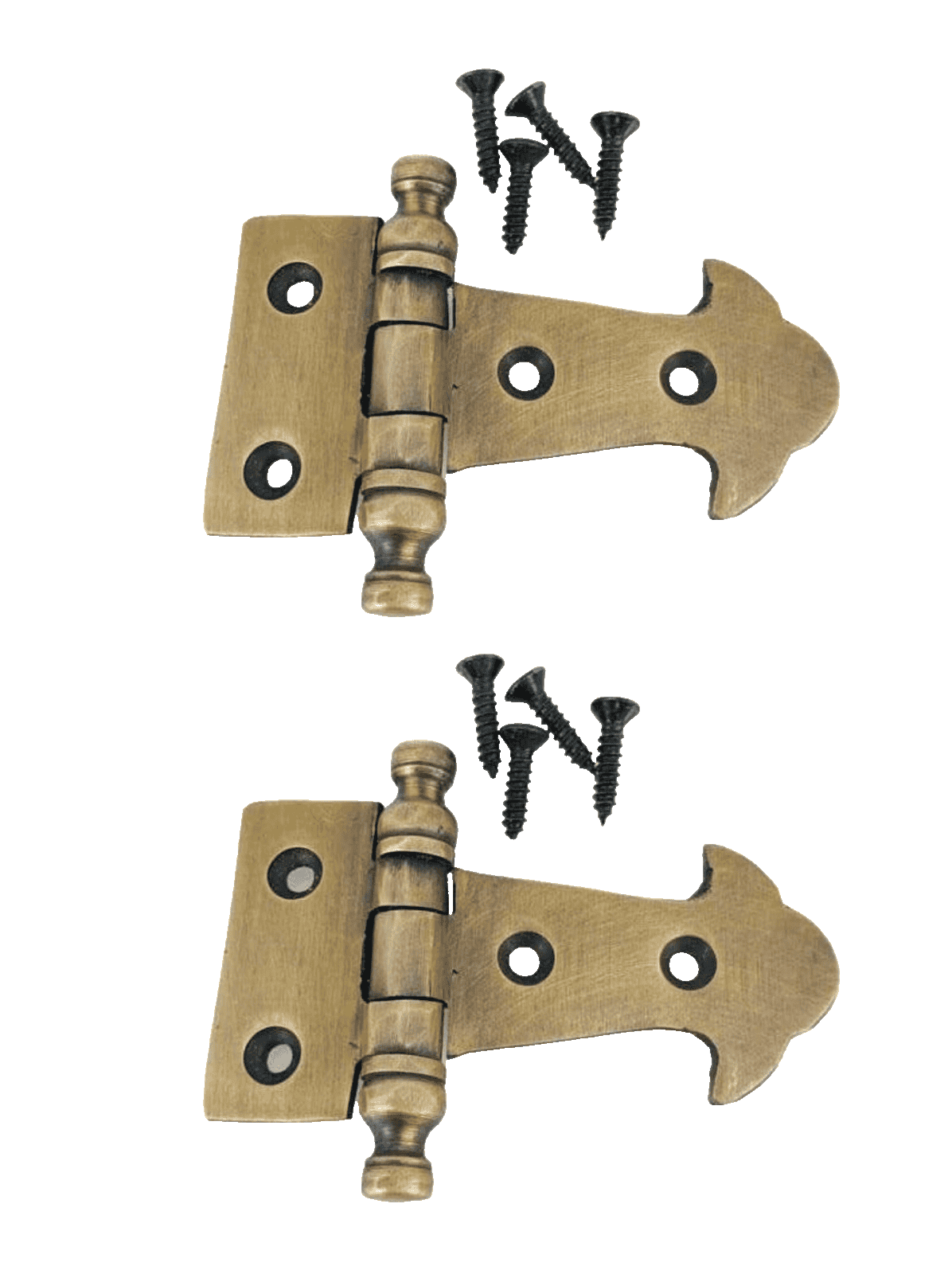 2 small solid brass 2.1/2 